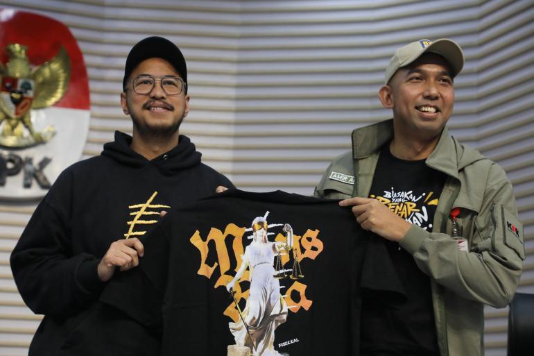 KPK Titip Pesan Antikorupsi Lewat Show Mens Rea Komika Pandji Pragiwaksono