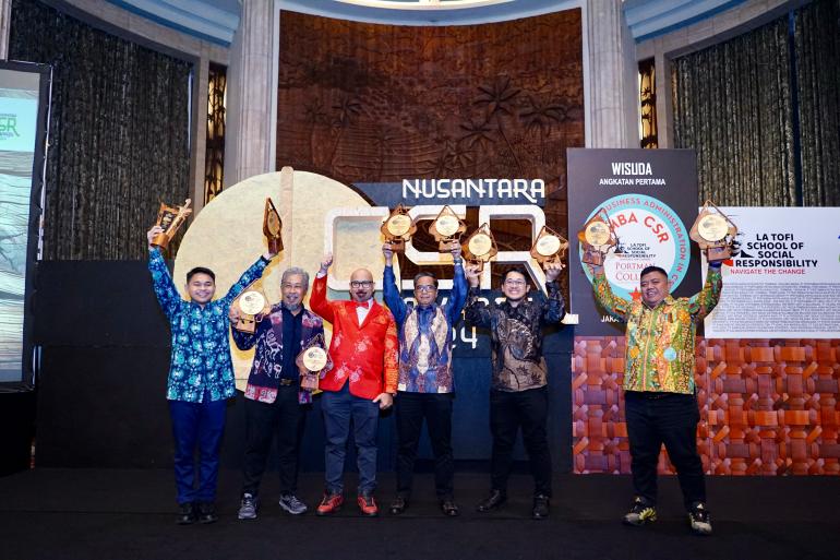 Lakukan Pembinaan Berkelanjutan, Pupuk Kaltim Sabet 3 Penghargaan Nusantara CSR