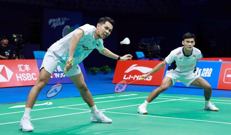 Li-Ning China Masters 2025, Fajar/Fikri Sukses Balas Kekalahan Tim Garuda