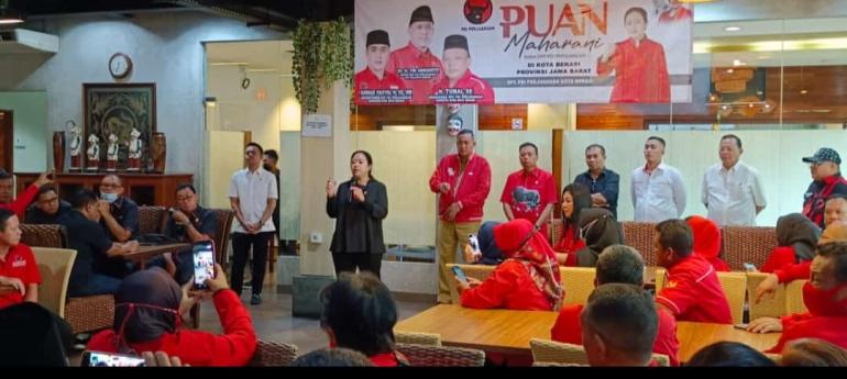 Solidkan PDIP Bekasi, Puan Apresiasi Sukur Nababan