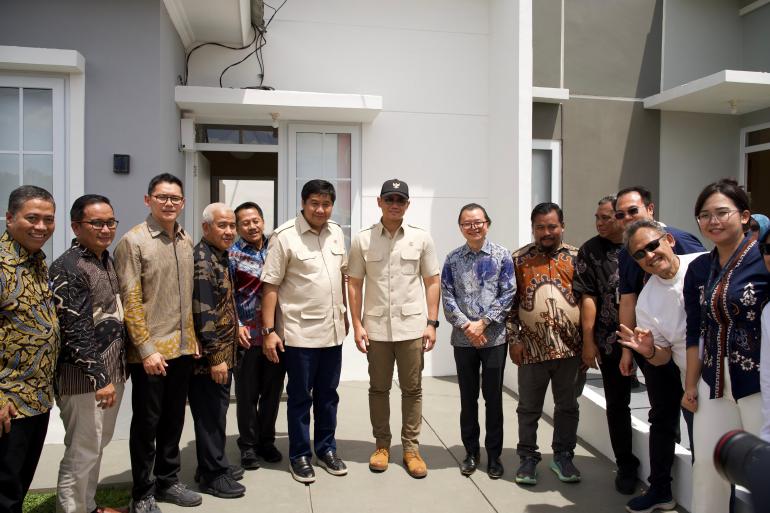 Menko AHY dan Menteri Ara Apresiasi Penerapan Hunian Hijau di MGK Serang