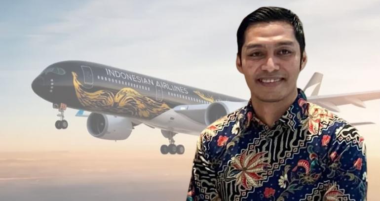 Milik Perusahaan Asal Singapura Indonesia Airlines Ramaikan Medsos