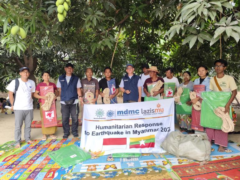 Muhammadiyah Salurkan Bantuan untuk Korban Gempa Myanmar