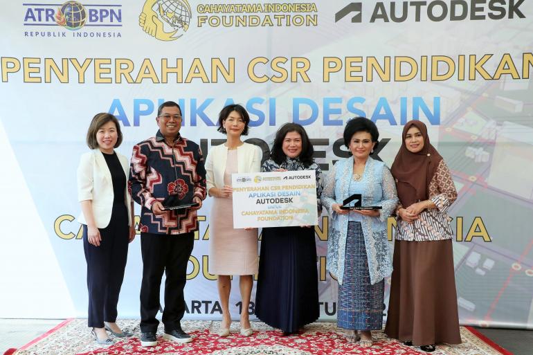 Autodesk ASEAN, Cahayatama Indonesia, Kementerian ATR/BPN Salurkan CSR