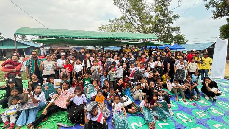 Peringati Hari Anak Nasional, Jaringan Safe Migrant Gelar Kegiatan Meriah