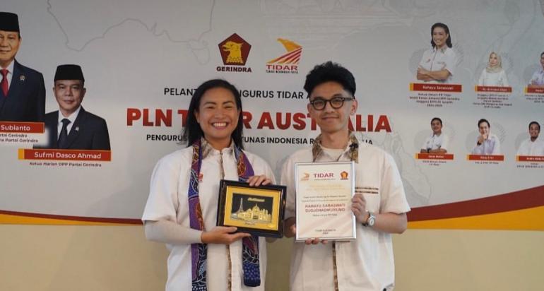 Perkuat Jaringan Luar Negeri, Sara Lantik Pengurus TIDAR Di Australia