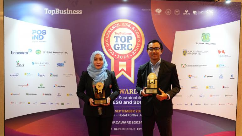 PLN EPI Raih Dua Penghargaan TOP GRC Awards 2024