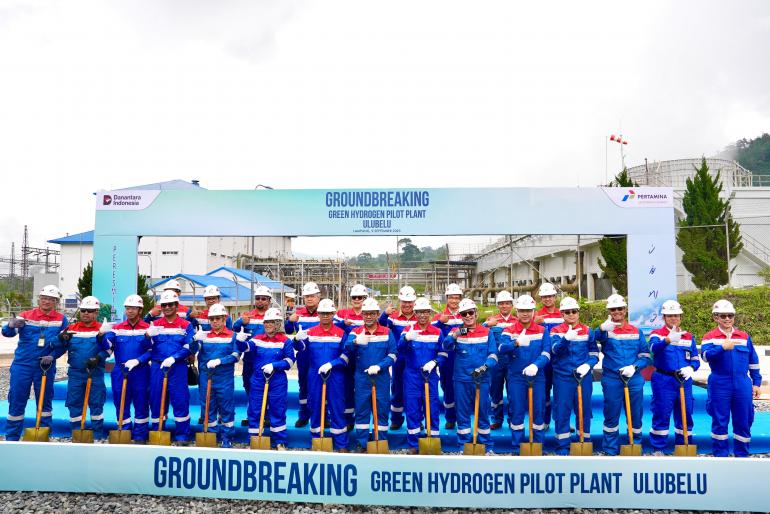 Pertamina Groundbreaking Pilot Plant Green Hydrogen Di Ulubelu