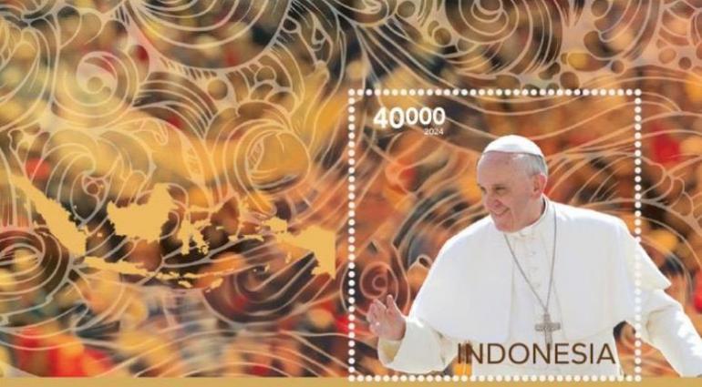 PERURI Luncurkan Prangko Seri Khusus Kedatangan Paus Fransiskus ke Indonesia