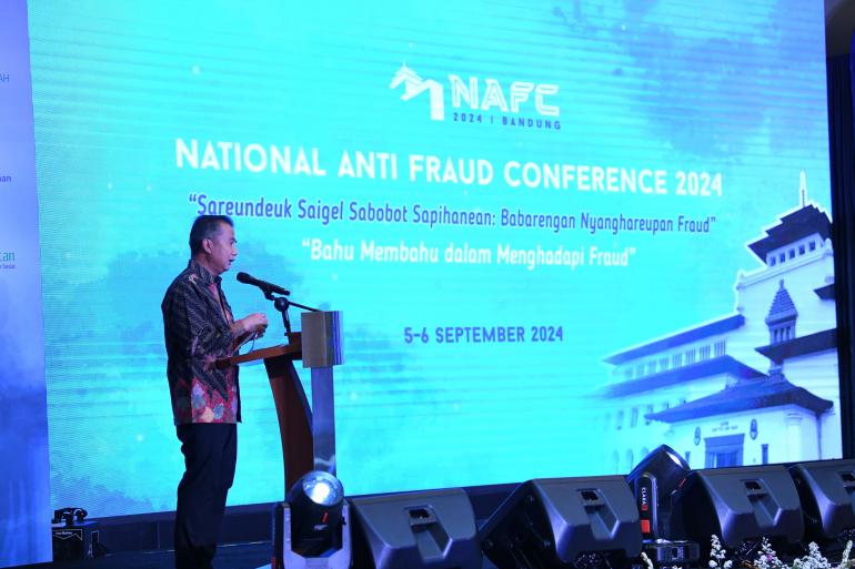 Pj Gubernur Jabar Hadiri National Anti Fraud Conference 2024
