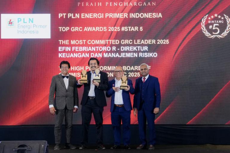PLN EPI Raih Tiga Penghargaan di TOP GRC Awards 2025