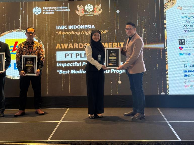 PLN EPI Sabet Penghargaan di IABC Awards 2024