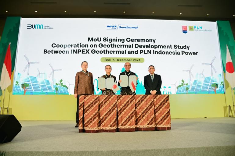 PLN Indonesia Power Gandeng INPEX Geothermal Kembangkan Energi Panas Bumi