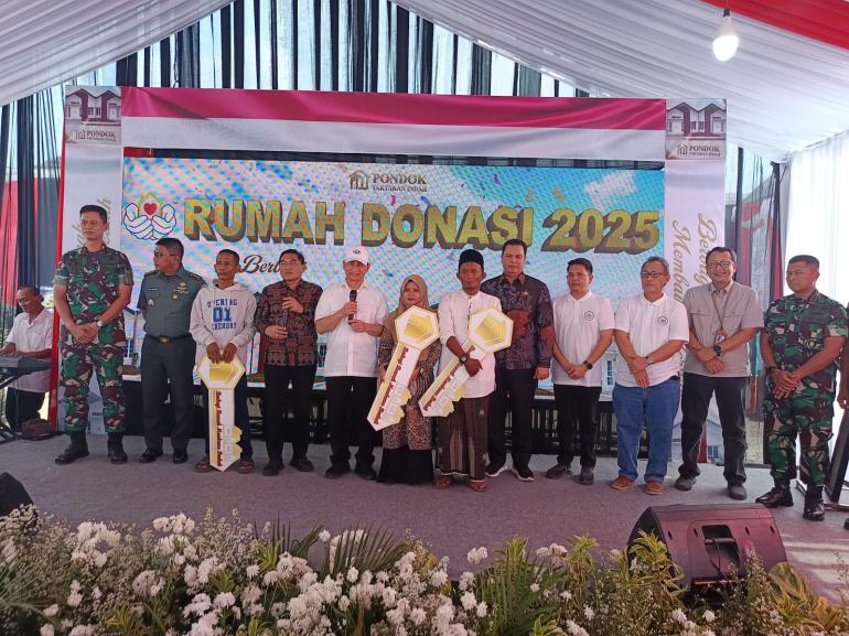 Pondok Taktakan Indah Donasikan 16 Rumah Gratis Untuk Warga Kota Serang