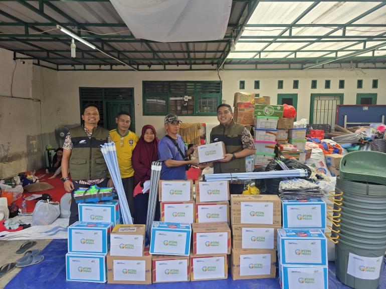 PTPN Group Salurkan Bantuan Untuk Korban Banjir