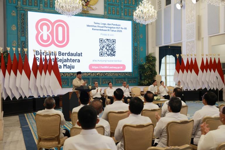 Resmi, Tema & Logo HUT Ke-80 RI Diluncurkan