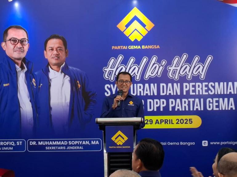 Resmikan Kantor DPP Anyar, Partai Gema Bangsa Siap Ikut Pemilu 2029