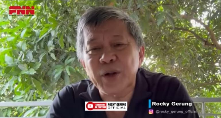 Rocky Gerung: Saya Ini Kawan Politik Dasco