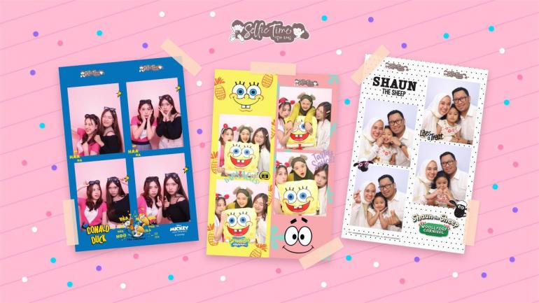 Selfie Time Hadirkan Frame Kartun, Dari SpongeBob Hingga Shaun The Sheep