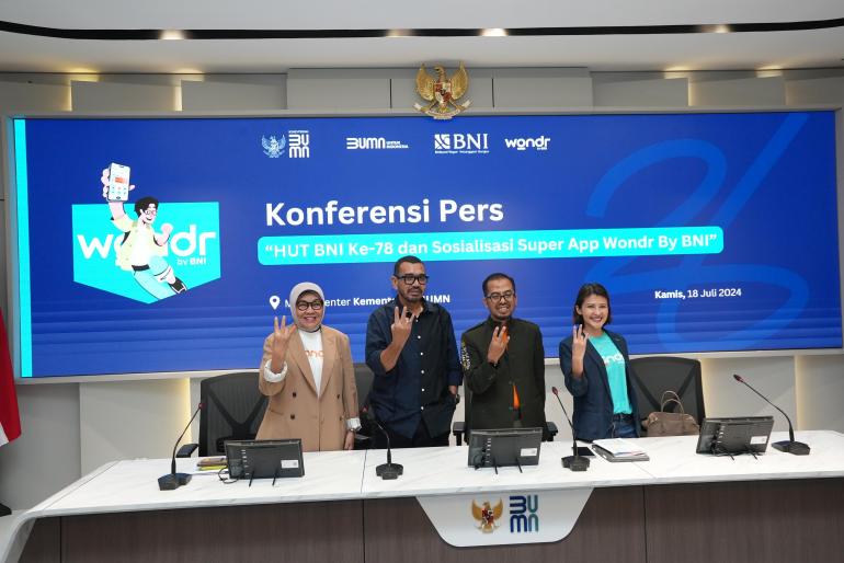 Semarak HUT BNI ke-78: Luncurkan wondr by BNI dan Gelar BNI Expo 2024