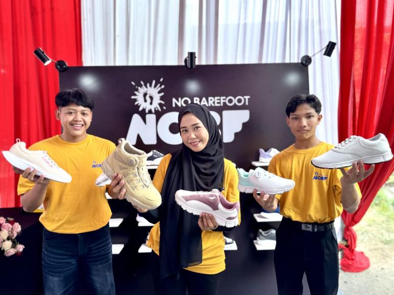 Sepatu Lokal NOBF Tembus Pasar Ekspor, Gandeng 100 Perajin Mojokerto