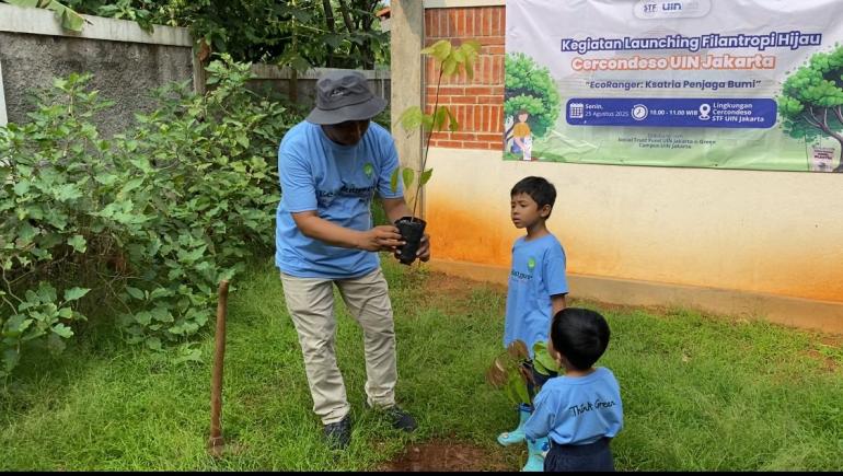 STF UIN Jakarta Resmikan Filantropi Hijau EcoRanger Ksatria Penjaga Bumi