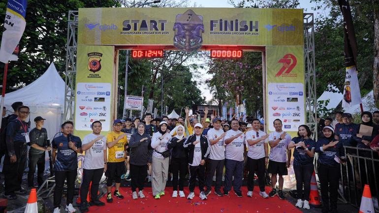 Sukseskan Bhayangkara Linggar Run, Ajaib & Cakrawala Dukung Tour de ...