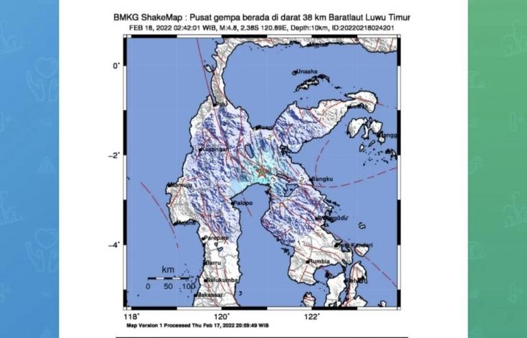 Tak Berpotensi Tsunami Dipicu Aktivitas Sesar Matano, Gempa Tektonik M4 ...