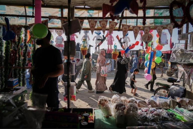 Warga Gaza Rayakan Idul Adha Dengan Perut Lapar