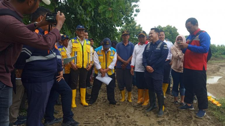Tangani Banjir Grobogan, Kementerian PU Perbaiki Tanggul Jebol