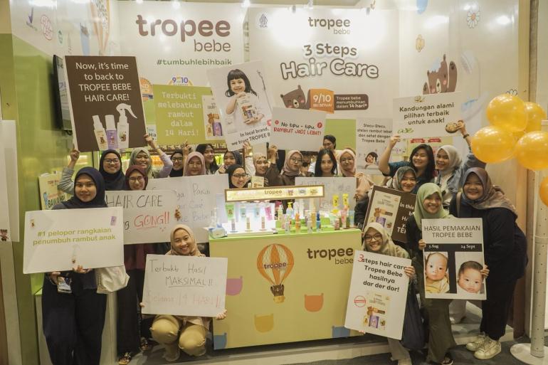 Tropee Bebe Luncurkan Pelopor Produk Perawatan Rambut Bayi Aman Dan Efektif