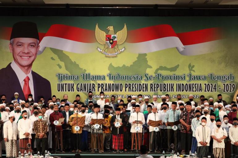 Ulama Dan Cendekiawan Muslim Jateng Kompak Dukung Ganjar Pranowo Presiden 2024