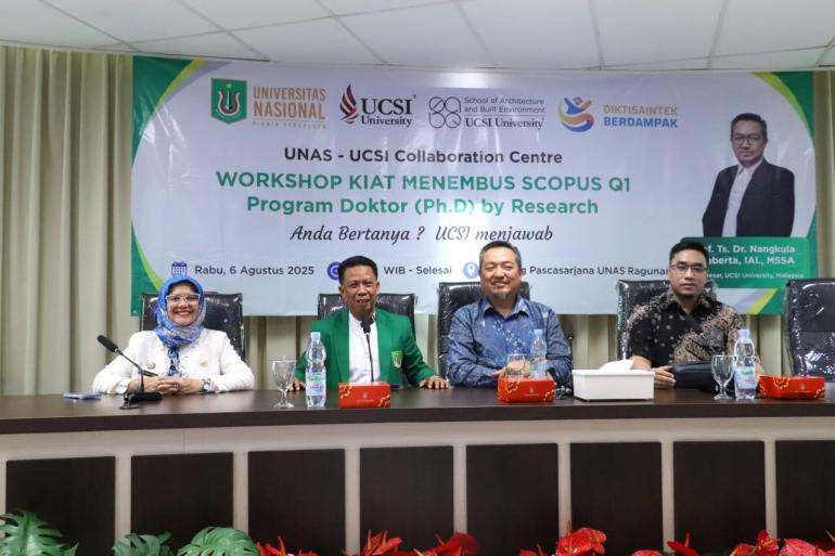 UNAS Gandeng UCSI Universiti Malaysia Resmikan Program Doktoral Daring