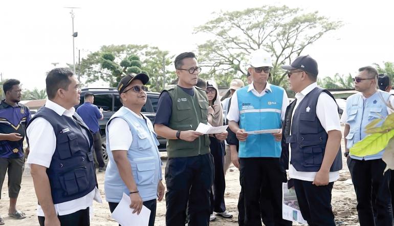 Untuk Korban Bencana Aceh Tamiang Kepala BP BUMN Tinjau Lahan Untuk Huntara