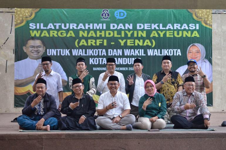 Warga Nahdliyin Bandung Deklarasikan Dukungan Ke Arfi-Yena