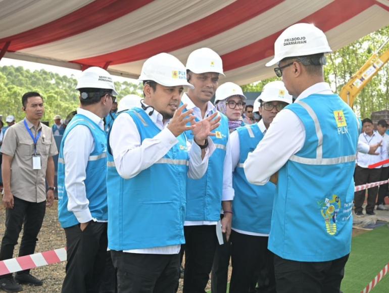 PLN Icon Plus Letakan Batu Pertama Sentra Telekomunikasi Di IKN Nusantara