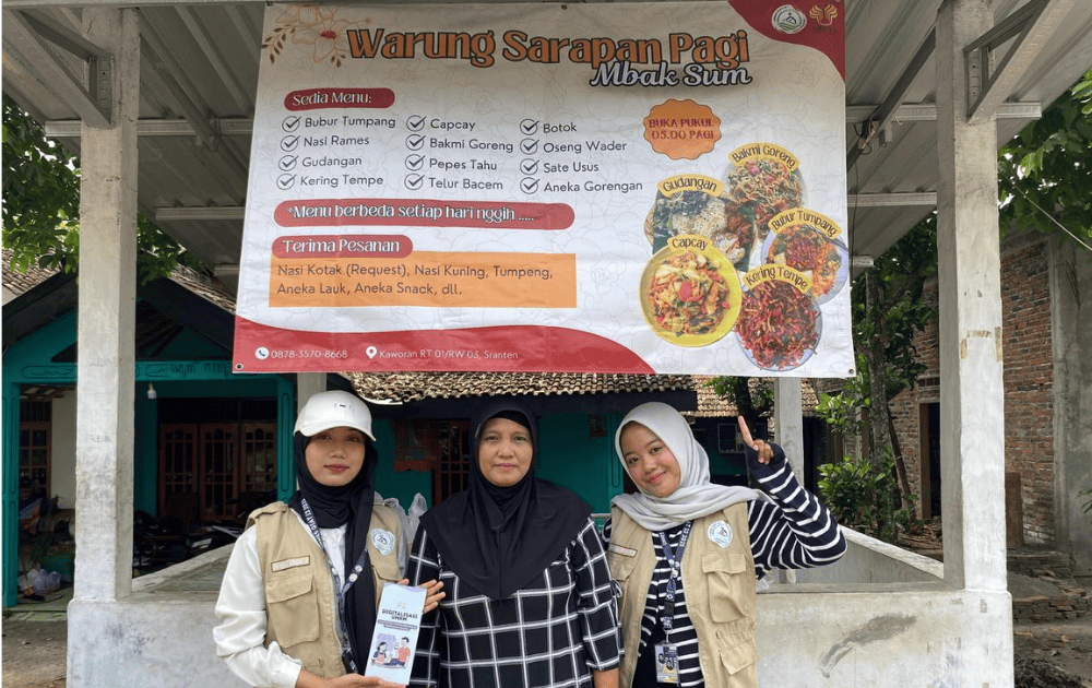 KKN UNNES Giat 12 Tingkatkan Branding UMKM Desa Sranten Lewat Banner ...