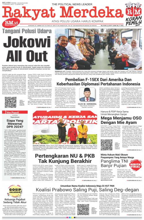 Epaper Rakyat Merdeka 29 Agustus 2023