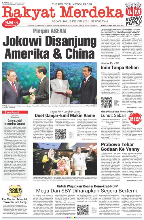Epaper Rakyat Merdeka 7 September 2023