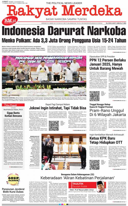 Epaper Rakyat Merdeka 6 Desember 2024