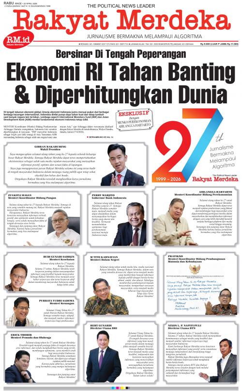 Epaper Rakyat Merdeka 22 April 2026