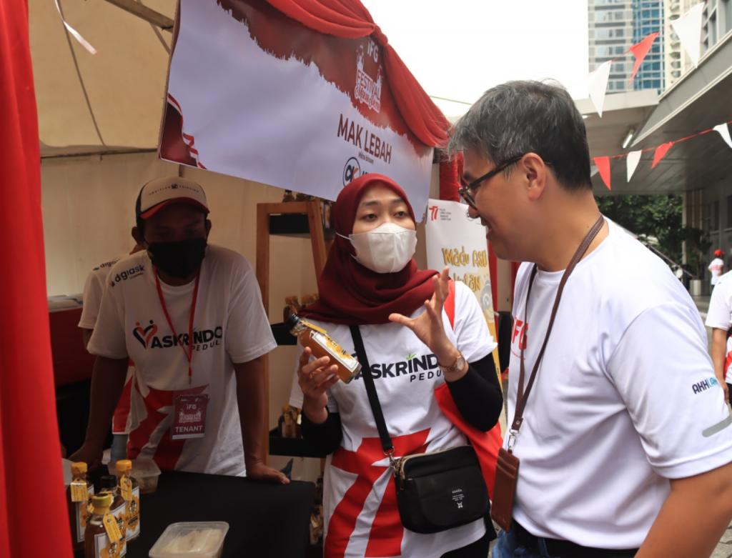 Askrindo Hadirkan Mitra Binaan di Festival Merah Putih IFG