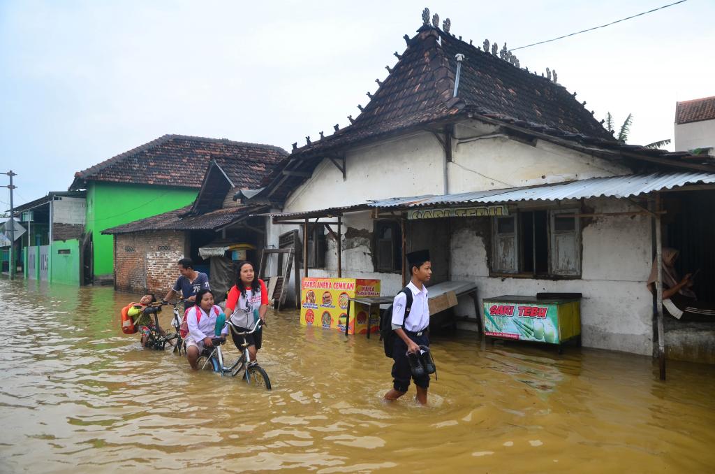 Banjir di Mejobo Kudus