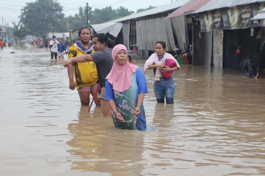 Banjir Perbatasan Bekasi- Bogor