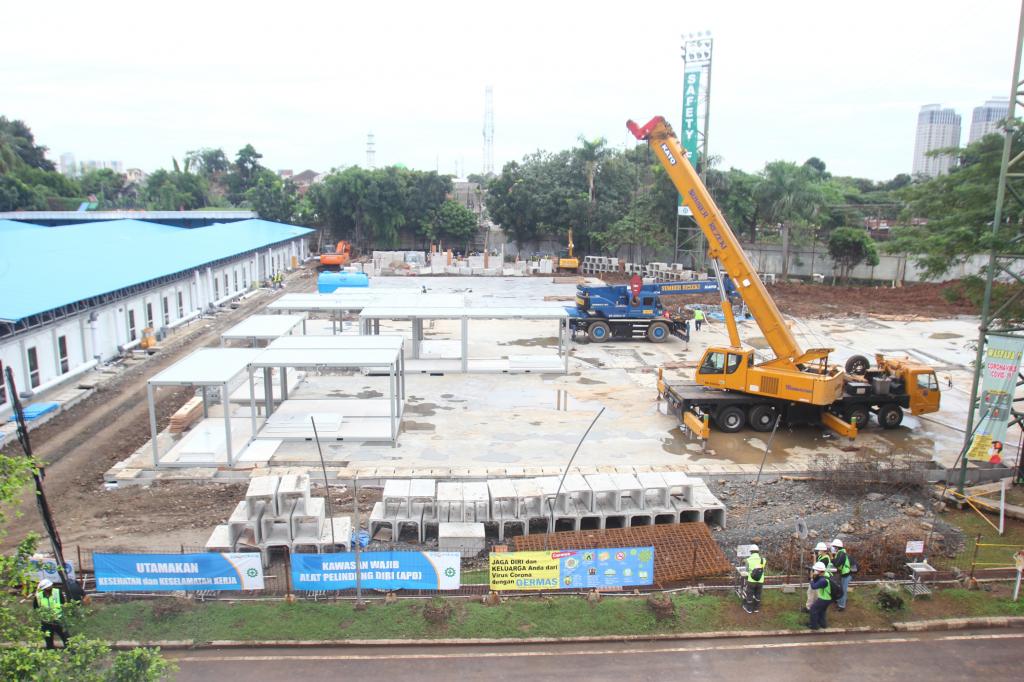 Bekas Lapangan Bola Pertamina University Simprug Disulap Jadi RS ...