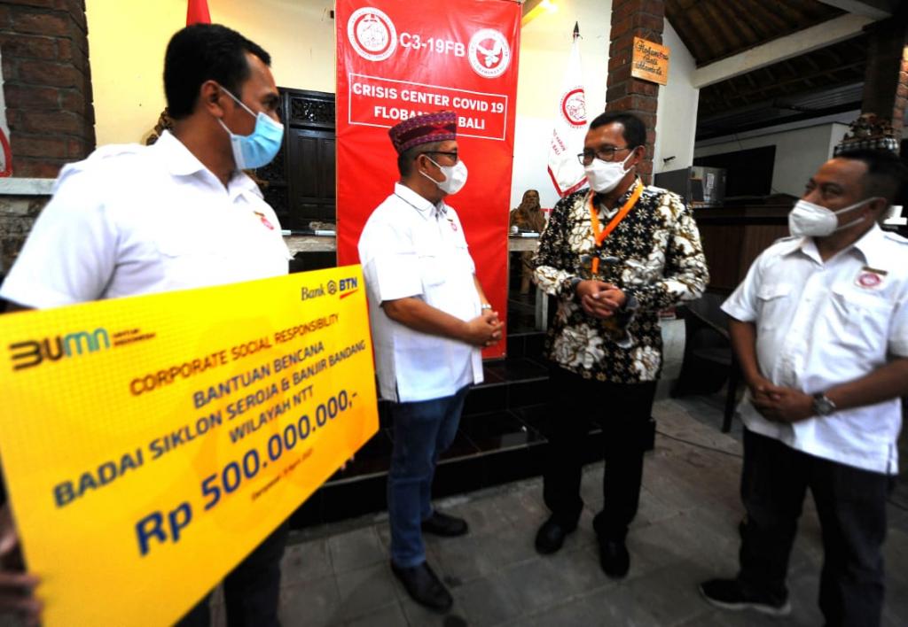 BTN Serahkan Bantuan Rp 500 Juta Bagi Korban Bencana di NTT