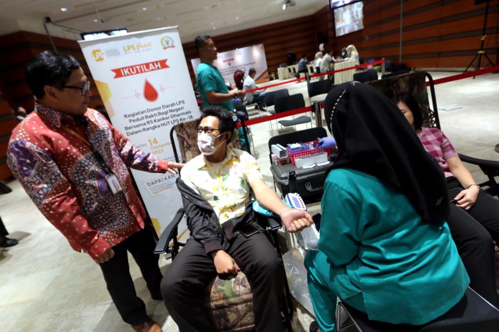 Dalam Rangka Hut Ke 18, LPS Gelar Kegiatan Donor Darah