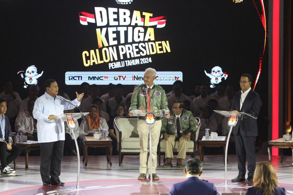 Debat Ketiga Capres 2024