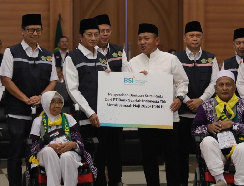 Dukungan BSI Pada jamaah Calon Haji 2025