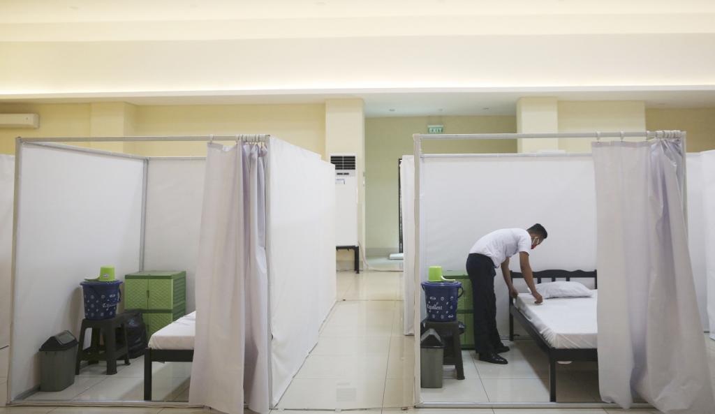 GOR Pademangan Siapkan 30 Bilik Isolasi Mandiri Covid-19